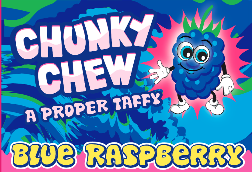 Chunky Chew Blue Raspberry - The Welsh Sweetshop｜Wholesale Sweets ...
